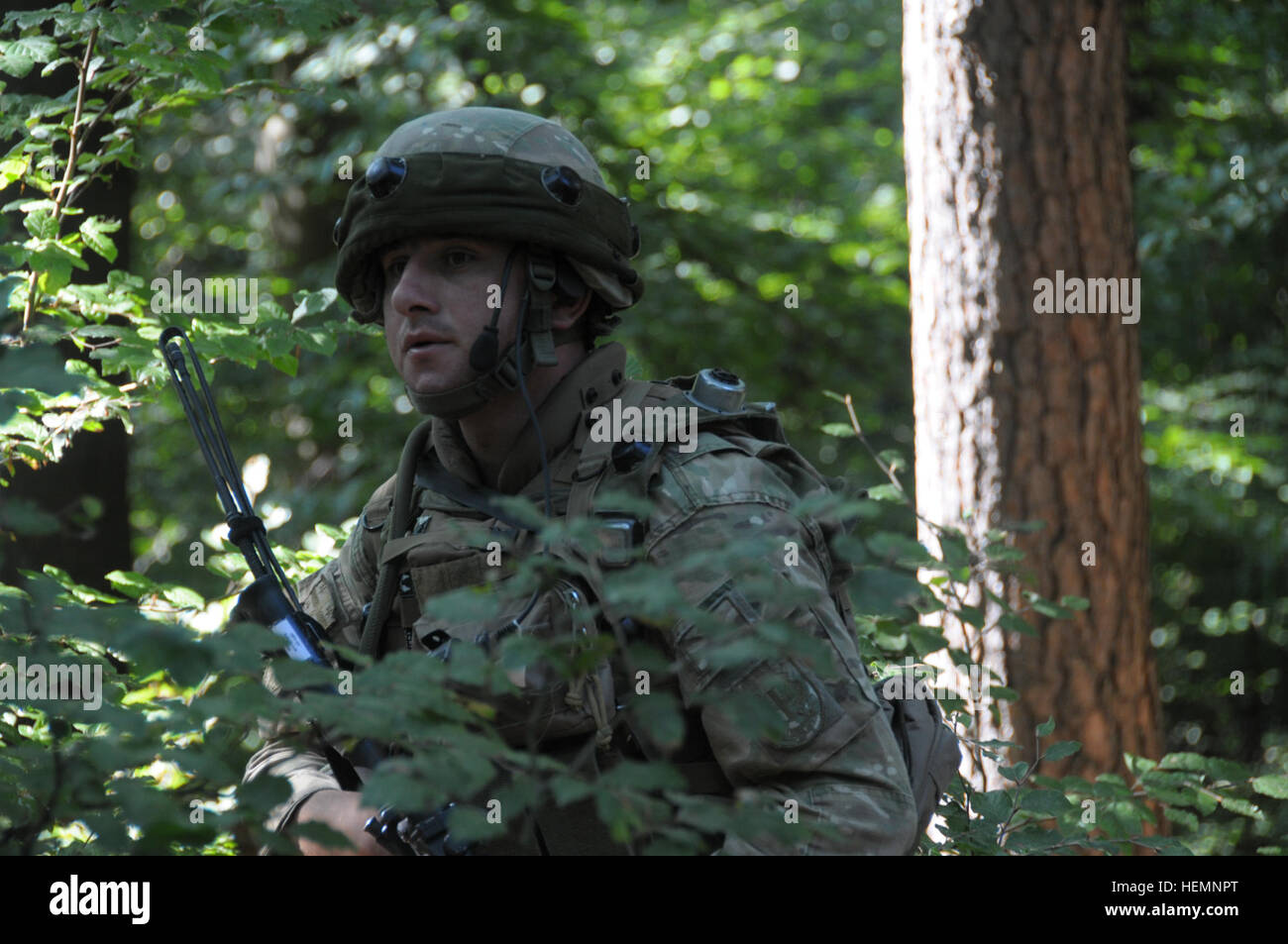 A Georgian army soldier from Delta Company, Batumi Georgian Light ...