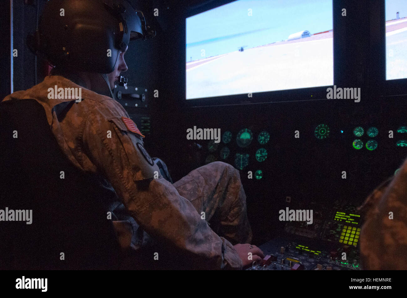 Chief Warrant Officer 2 Steven Stage gets ready to take off out of a ...