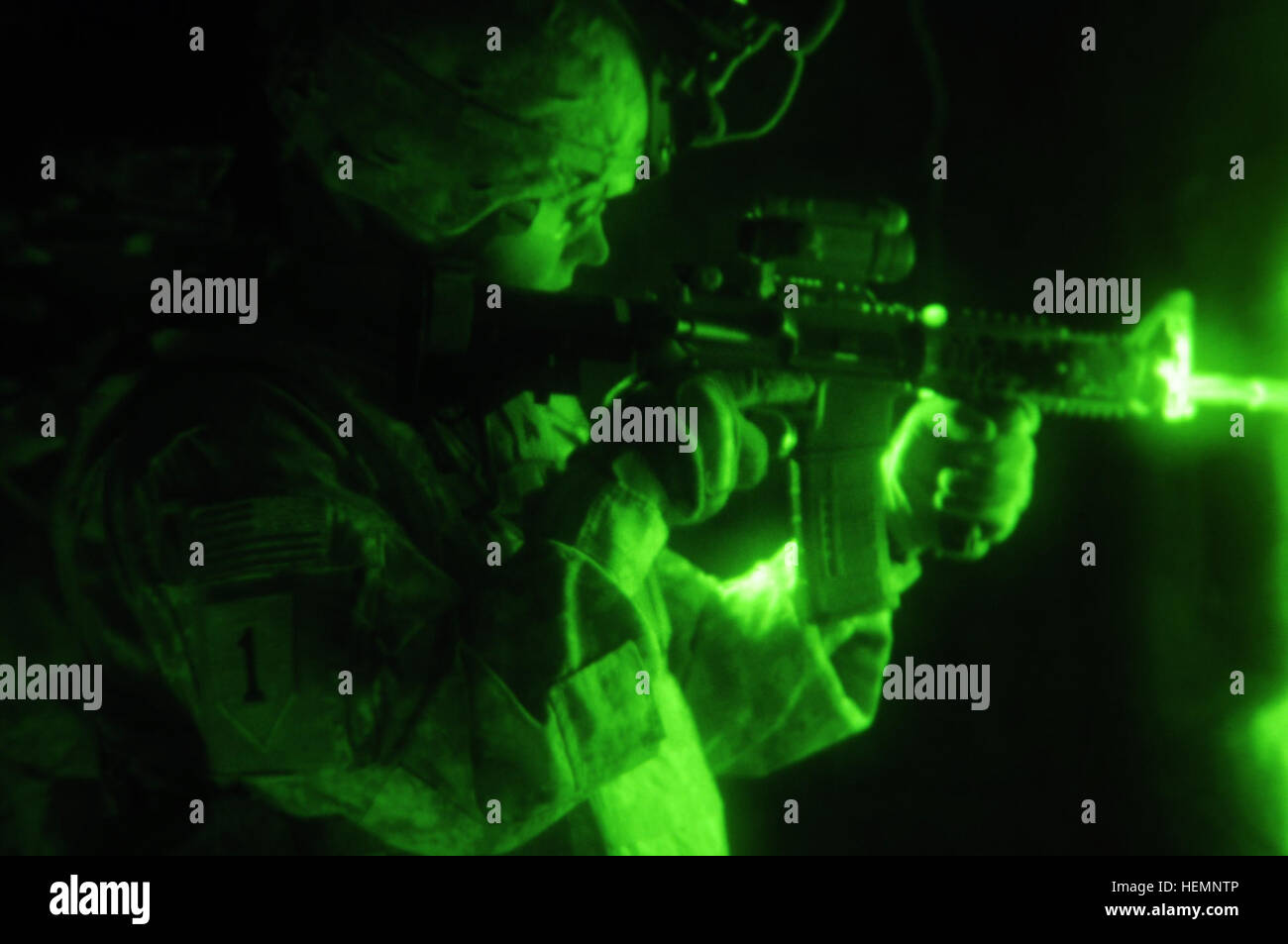 U.S. Army Sgt. Ryan Augustine from Summerville, S.C., assigned to 561st ...