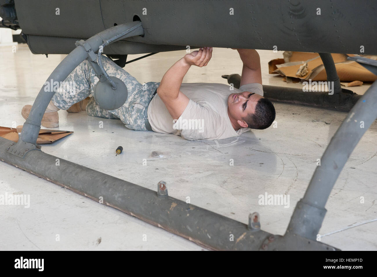 Spc. Abraham Feria, B Company, 96th Aviation Support Battalion, 101st ...
