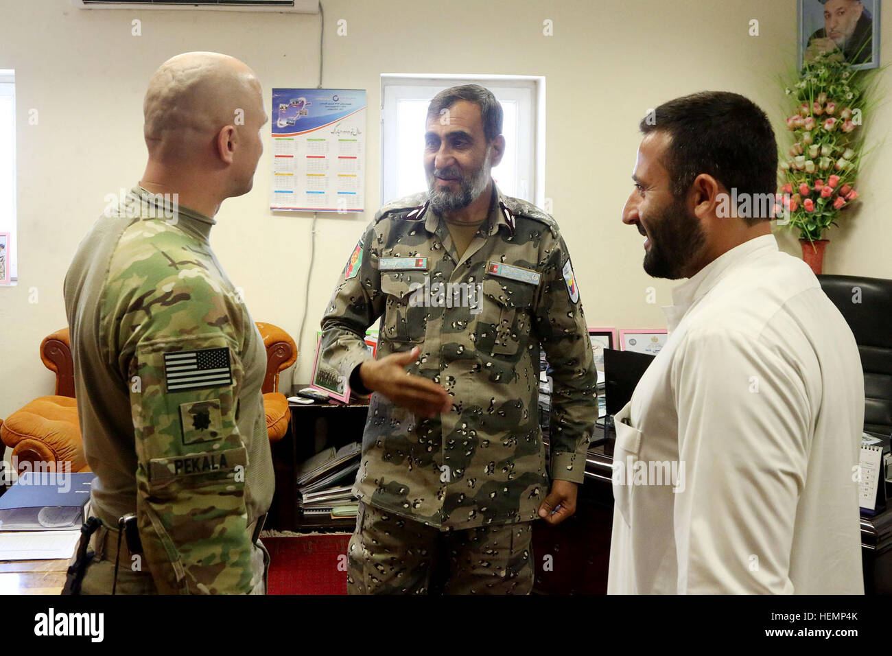 U.S. Army Lt. Col. Andrew Pekala, the commander of Security Forces ...