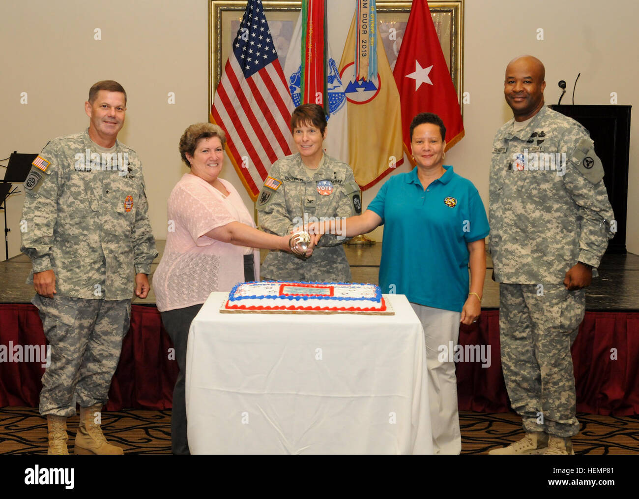 (Pictured from left to right: Brig. Gen. Flem B. "Donnie" Walker Jr ...
