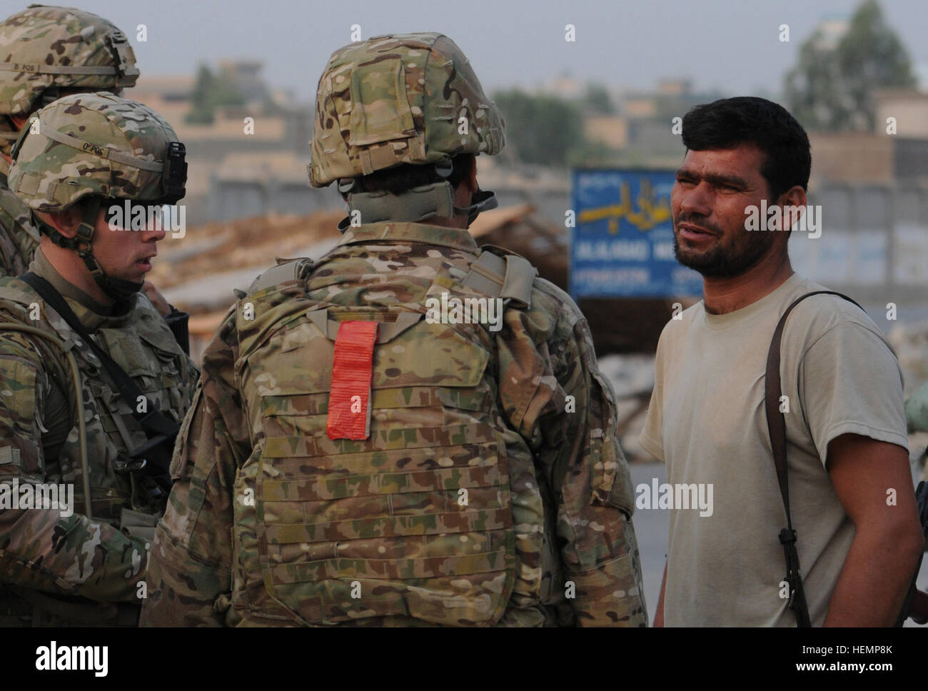 U.S. Soldiers with Charlie Troop, 4th Squadron, 9th U.S. Cavalry ...