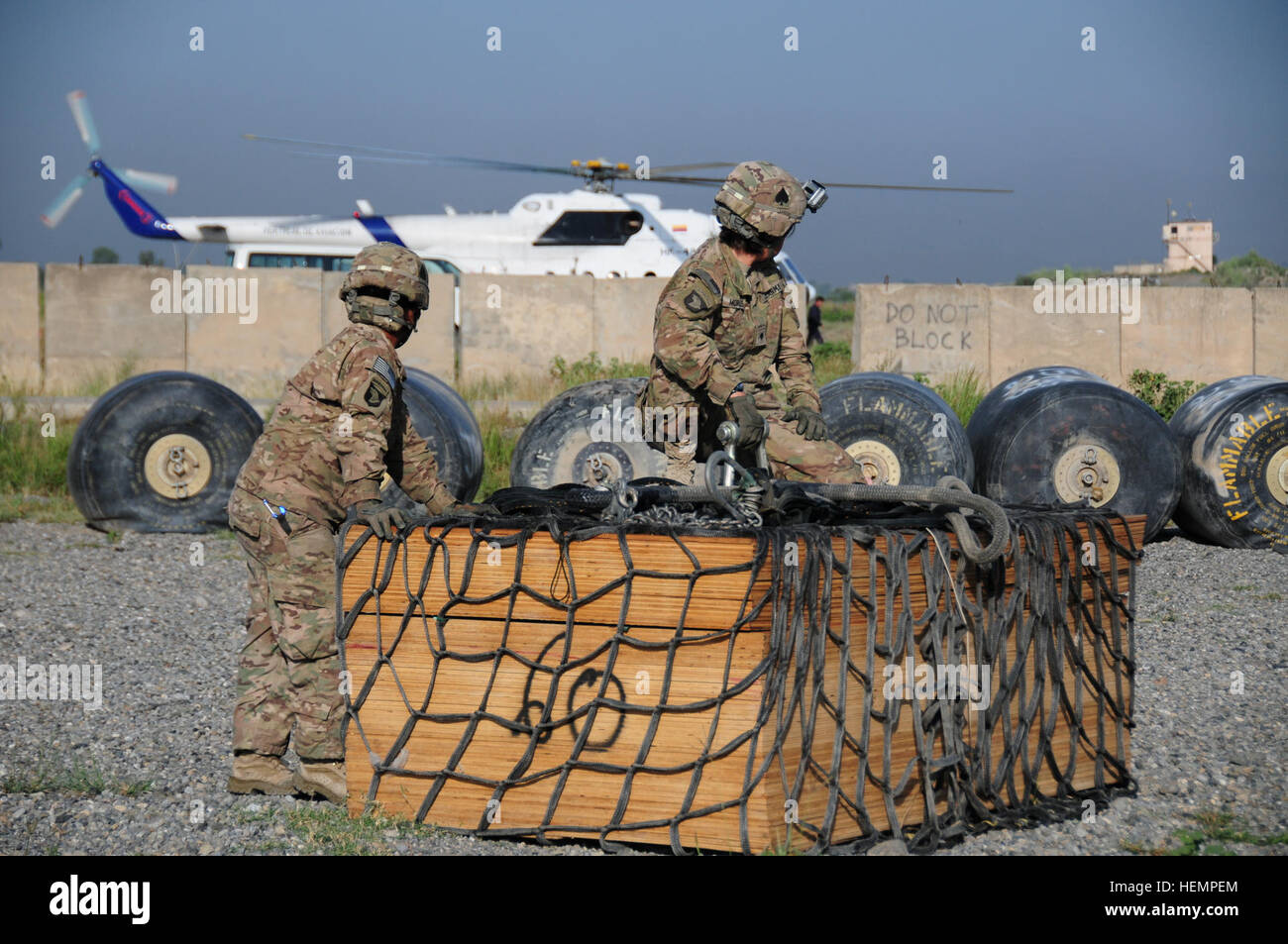 U.S. Army Spc. Ligia E. Morales and Spc. Chongcilyn N. Langu, automated ...