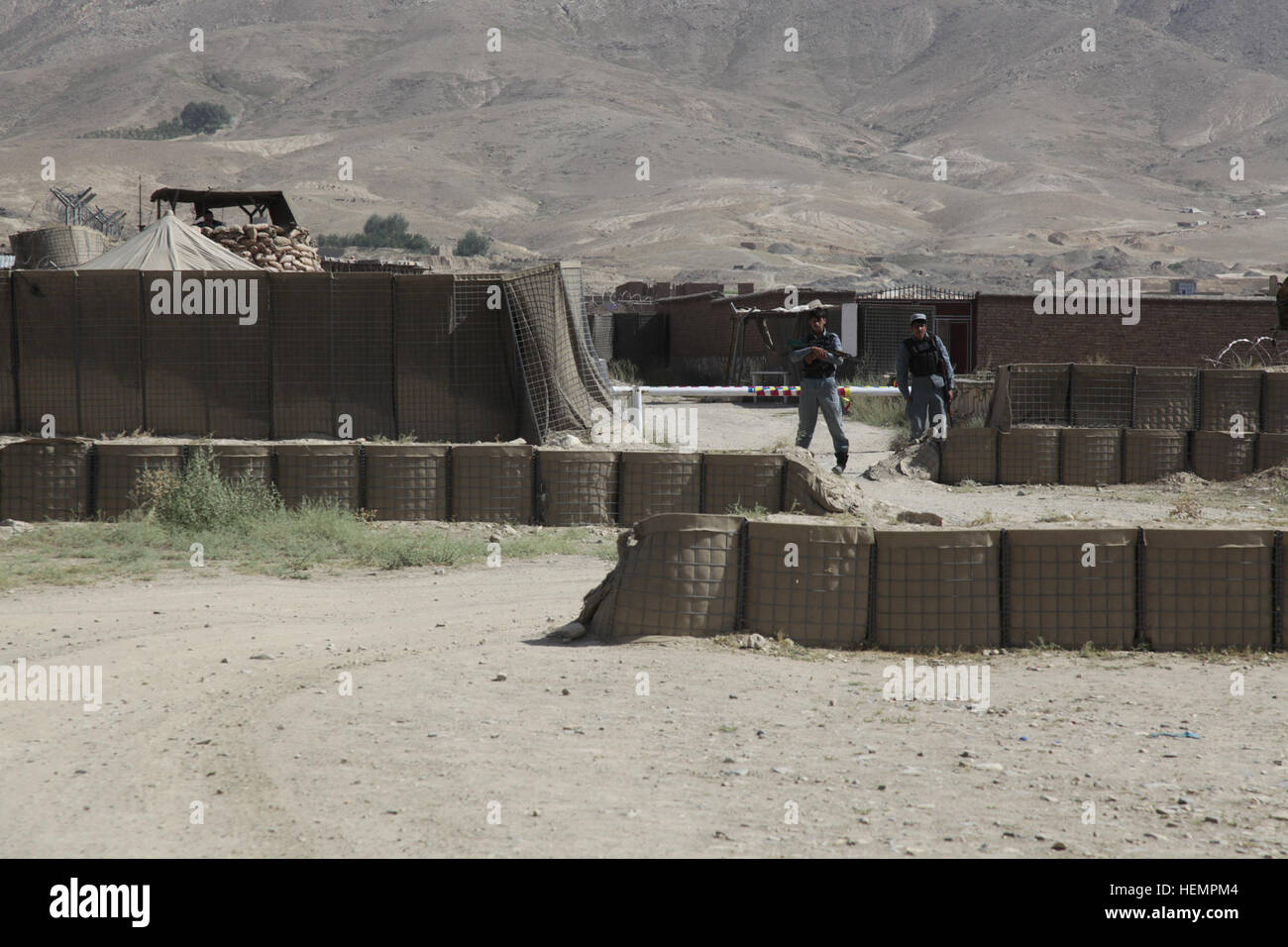 Afghan Military Police assigned to 2nd Kandak, pull security at the ...