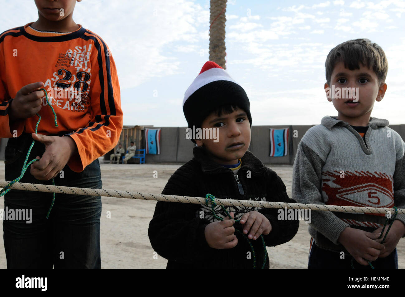 U.S. Soldiers, Sailors, Airman, and Marines volunteer to help Iraqi Boy ...