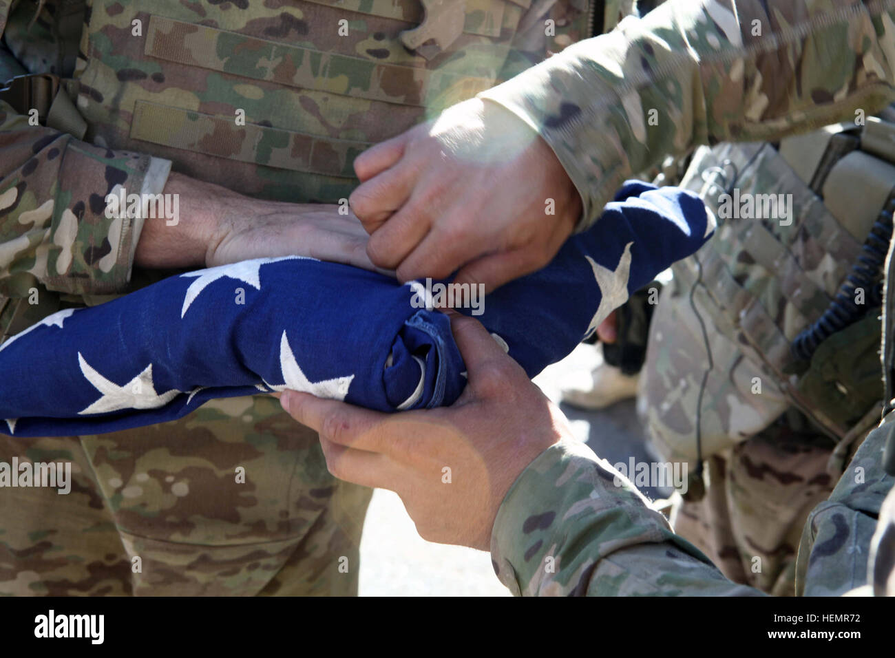 U.S. soldiers with Delta Company, 1st Battalion, 5th Cavalry Regiment ...