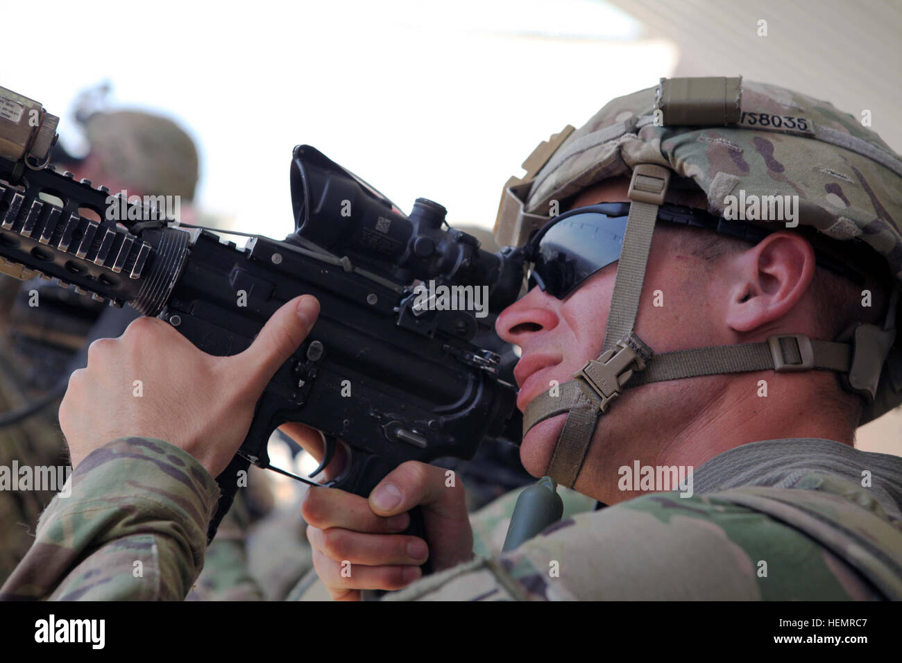 U.S. Army Cpl. Jonathan Smith with Delta Company, 1st Battalion, 5th ...