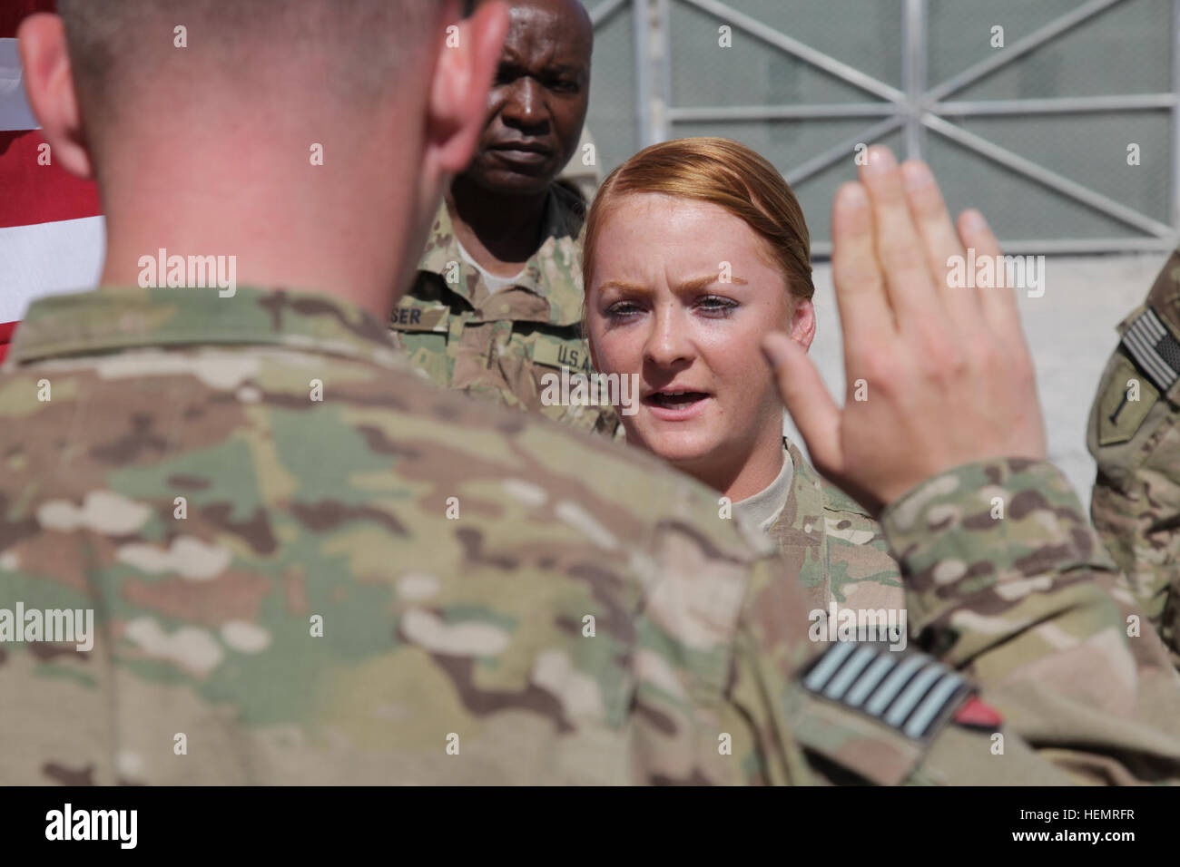 U.S. Army Reserve Command Sgt. Maj. Luther Thomas Jr. attends the re ...