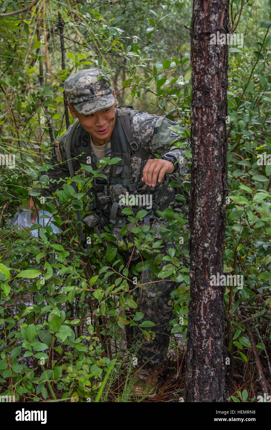 First Lt. Jonghyun Lee, a platoon leader with Troop A, 3rd Battalion ...