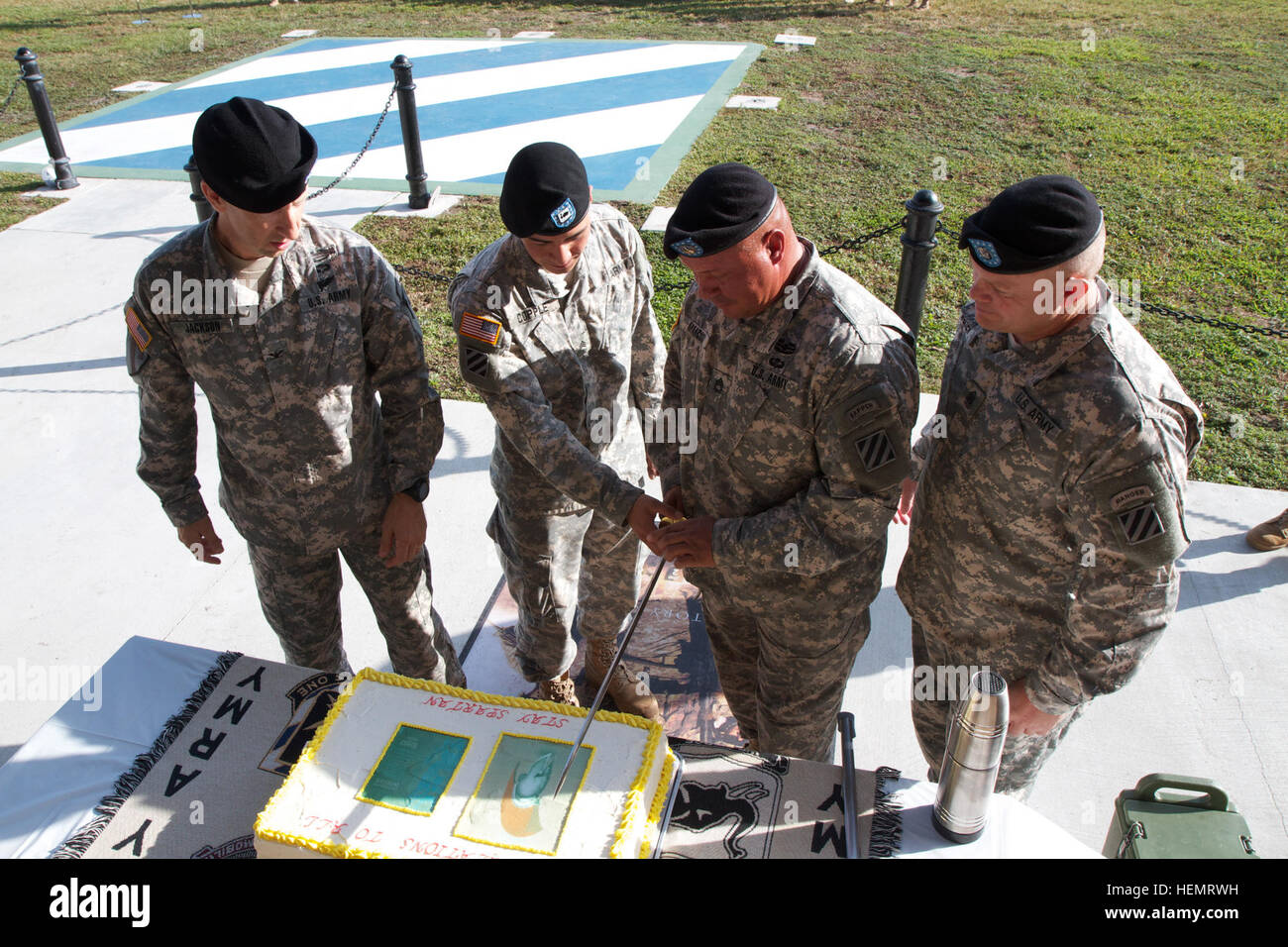 (From left to right) Col. Scott A. Jackson, commander for 2nd ABCT, 3rd ...