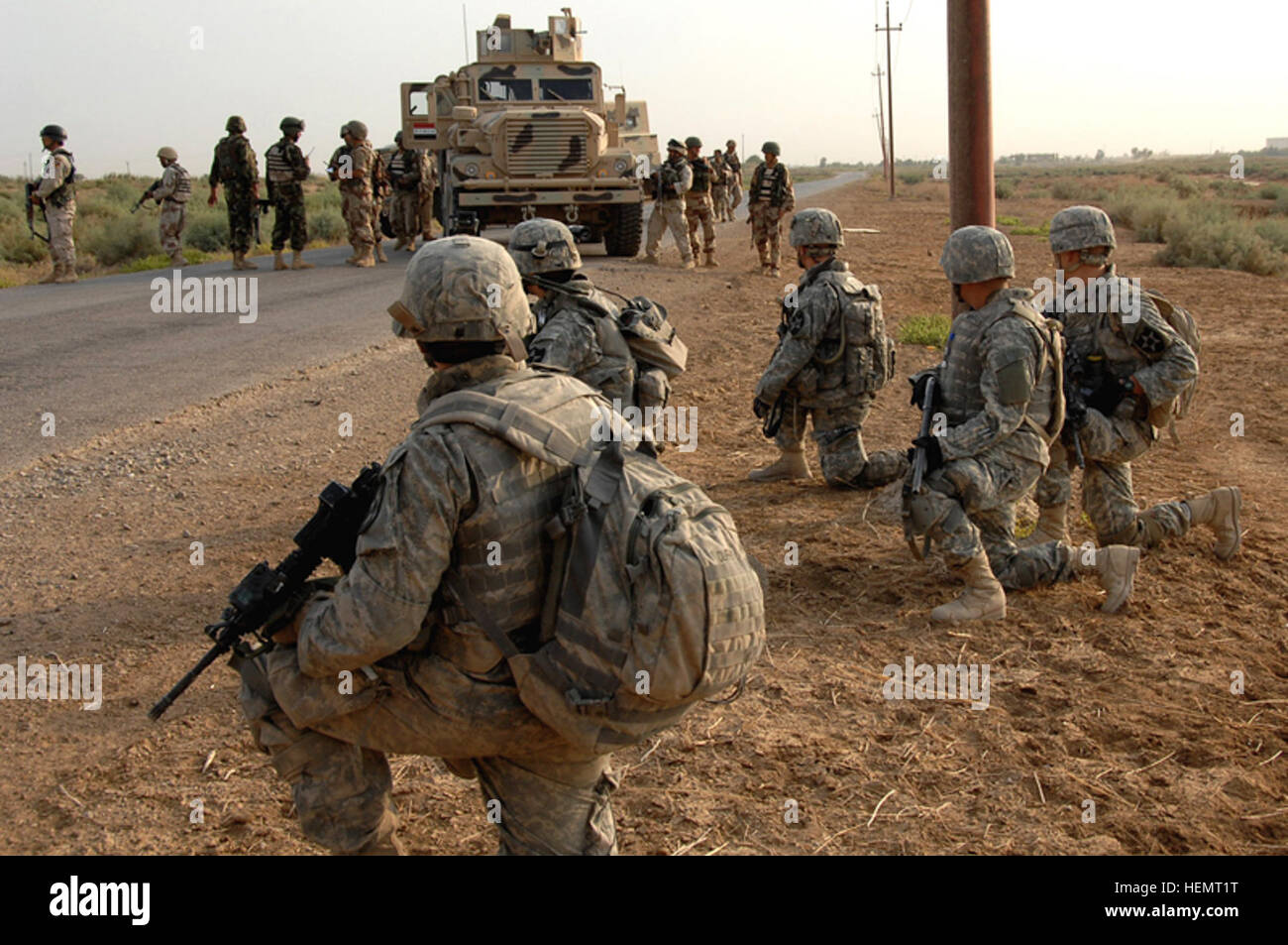 Soldiers 1st battalion 38th infantry hi-res stock photography and ...