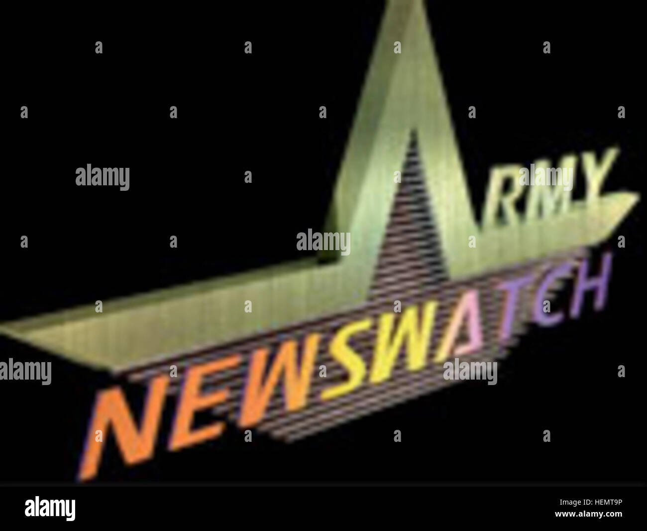Army Newswatch (U.S.) - logo Stock Photo - Alamy