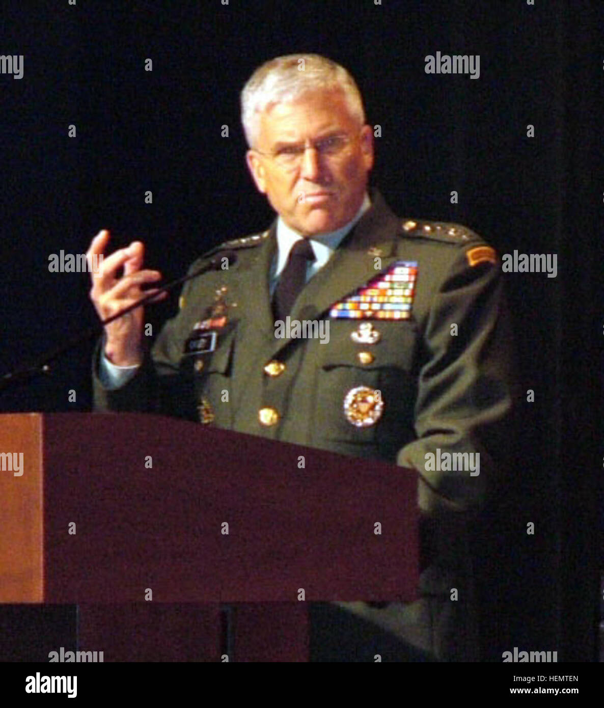 Casey at a ceremony 2008 Stock Photo - Alamy