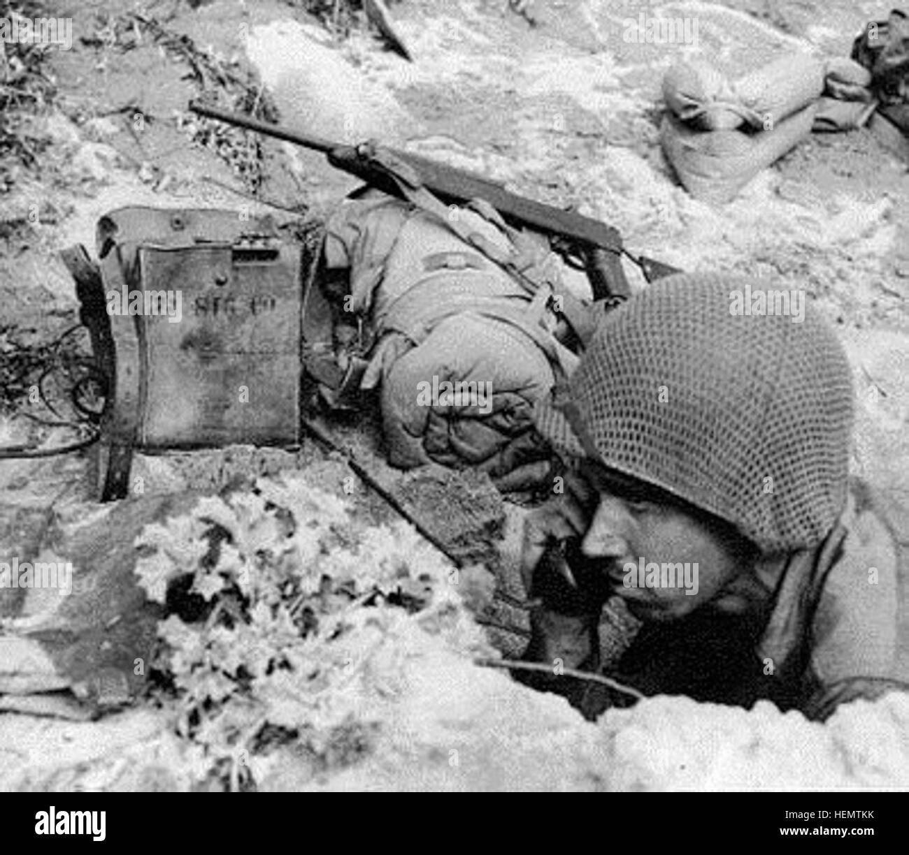 EE8 field telephone in use Stock Photo - Alamy