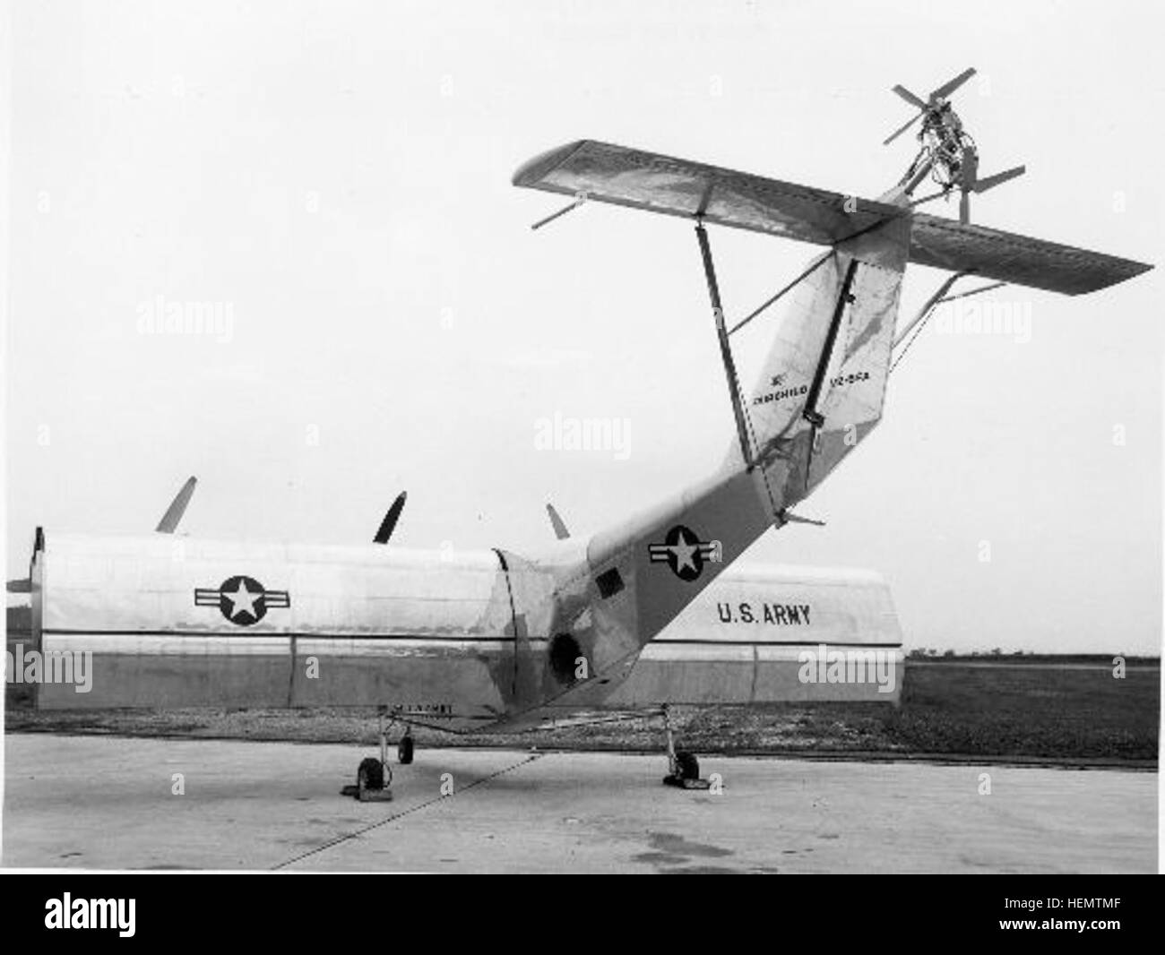 Fairchild VZ-5 from behind Stock Photo - Alamy