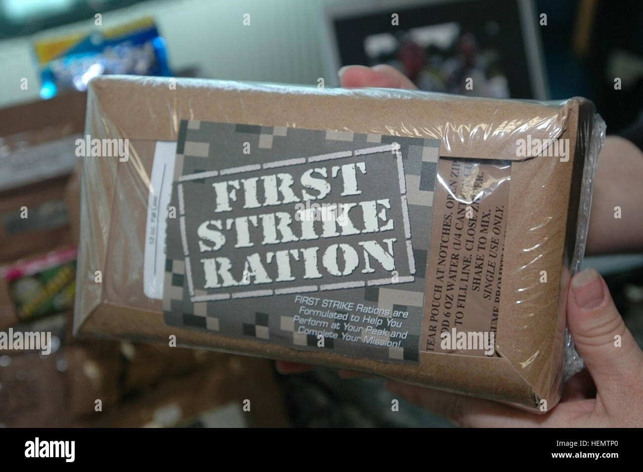 First Strike Ration Stock Photo - Alamy