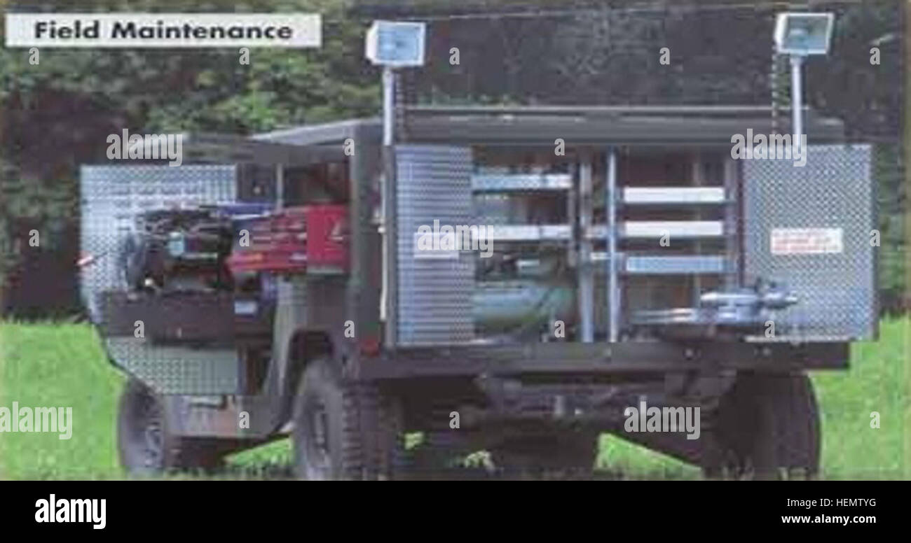 HMMWV heavy variant field maintenance M1097A2 Stock Photo - Alamy