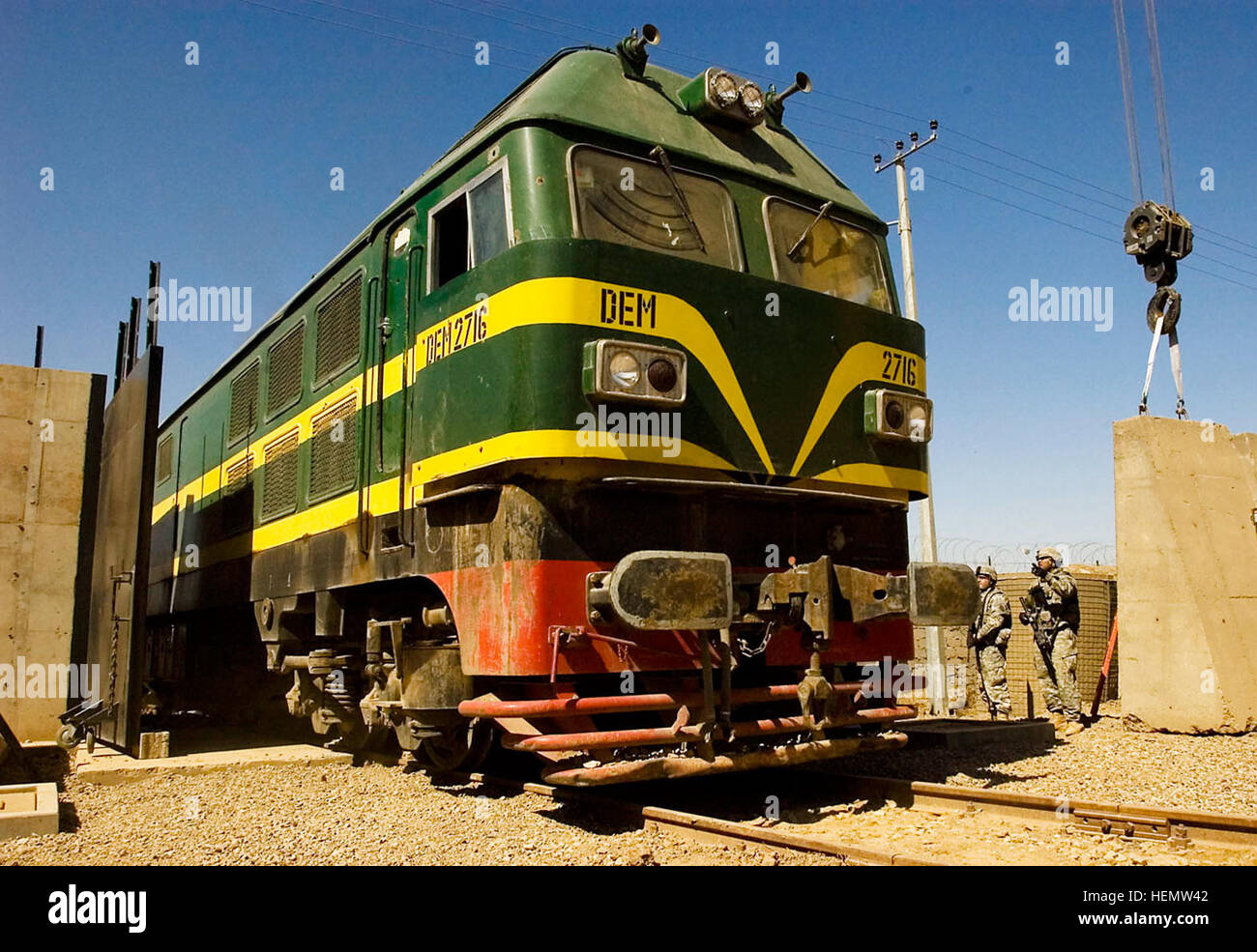 Iraq; diesel locomotive DEM2716 Stock Photo - Alamy