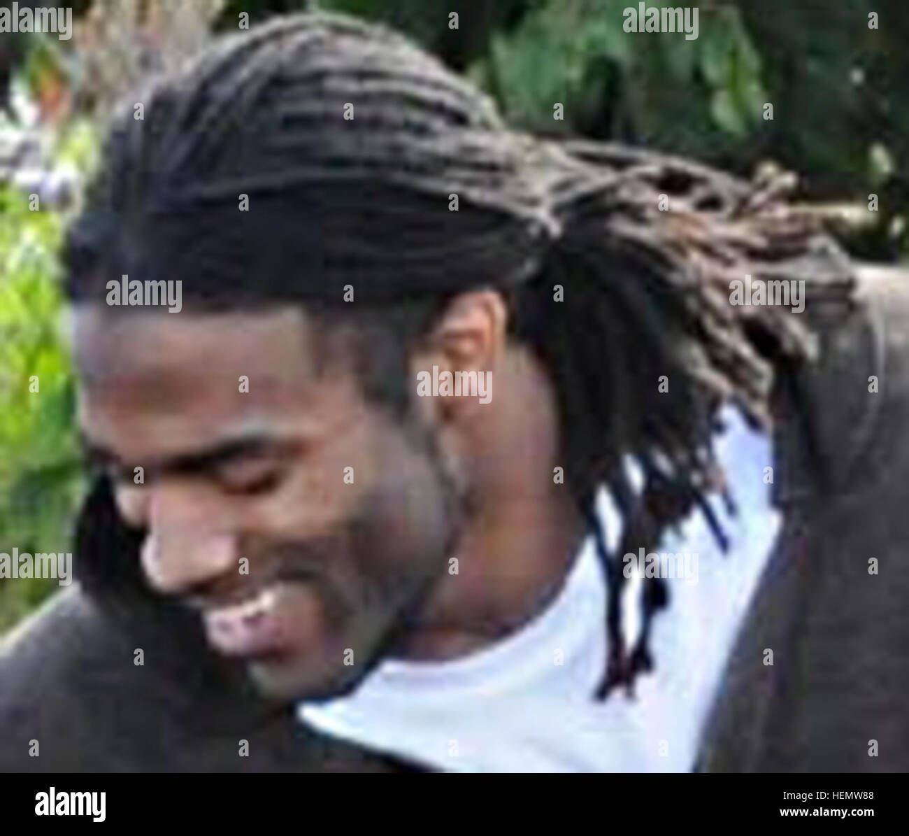 Running Back Chris Johnson, from the Tennesse Titans, takes part in a ...