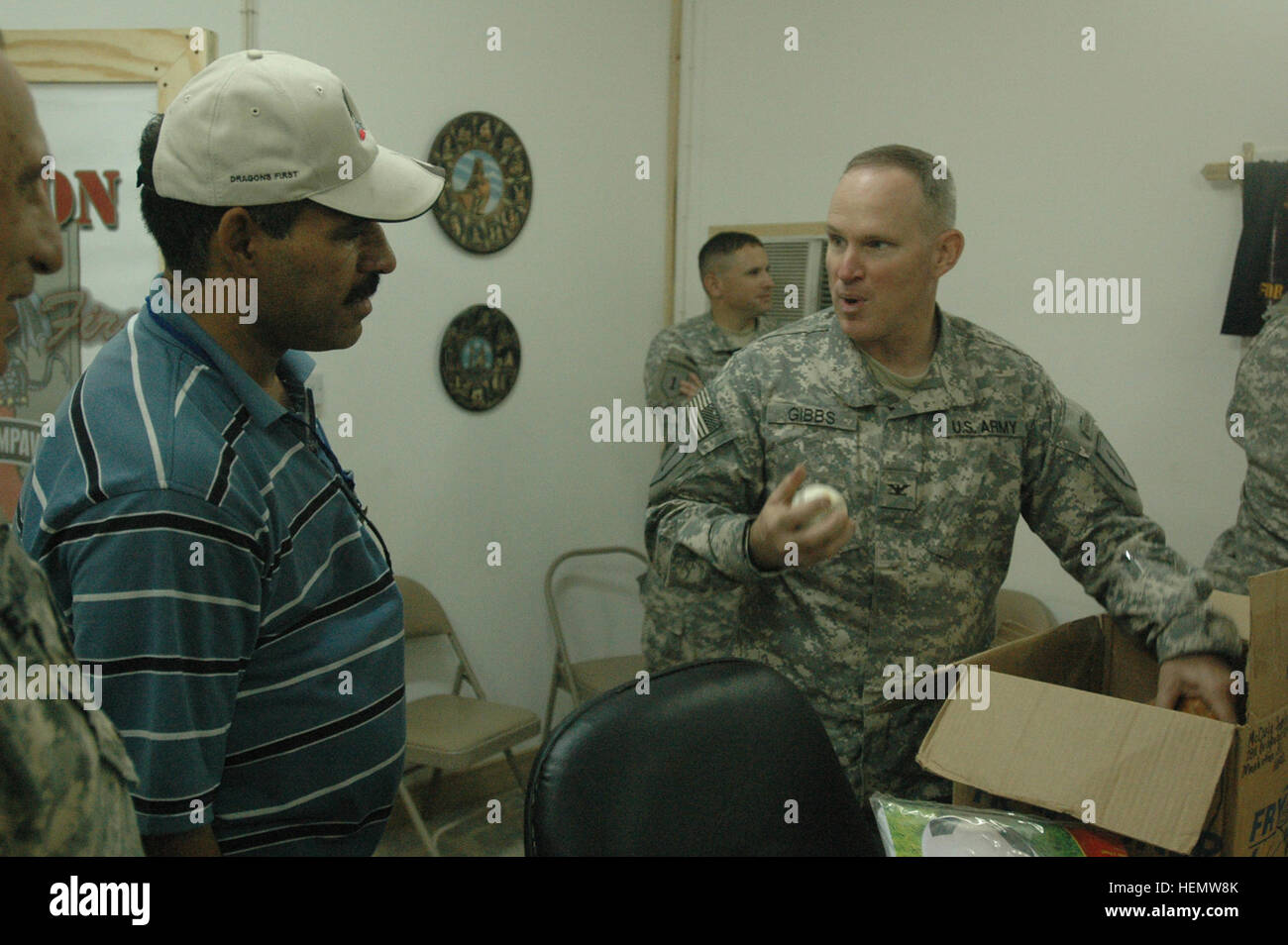 Col ricky gibbs hi-res stock photography and images - Alamy