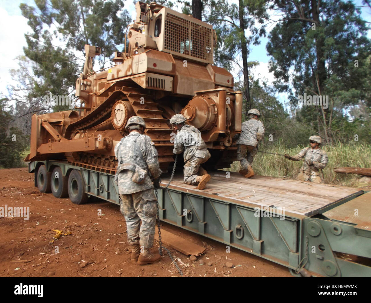 Soldiers of 4th Platoon, 95th Engineer Company (Clearance), 84th ...