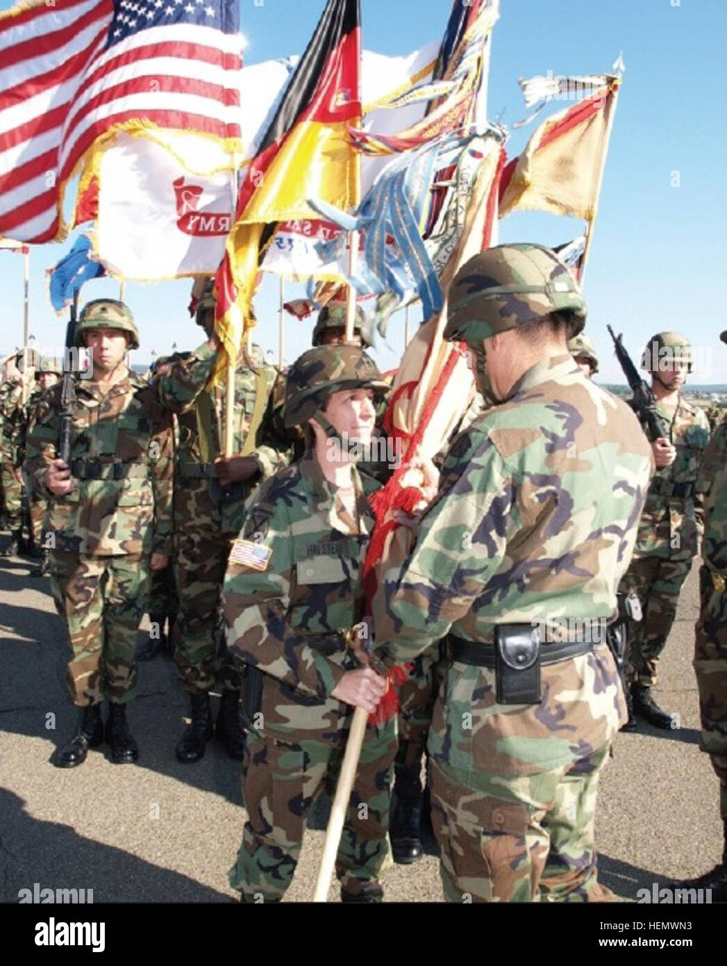 Rebecca Halstead Change of Command Stock Photo - Alamy