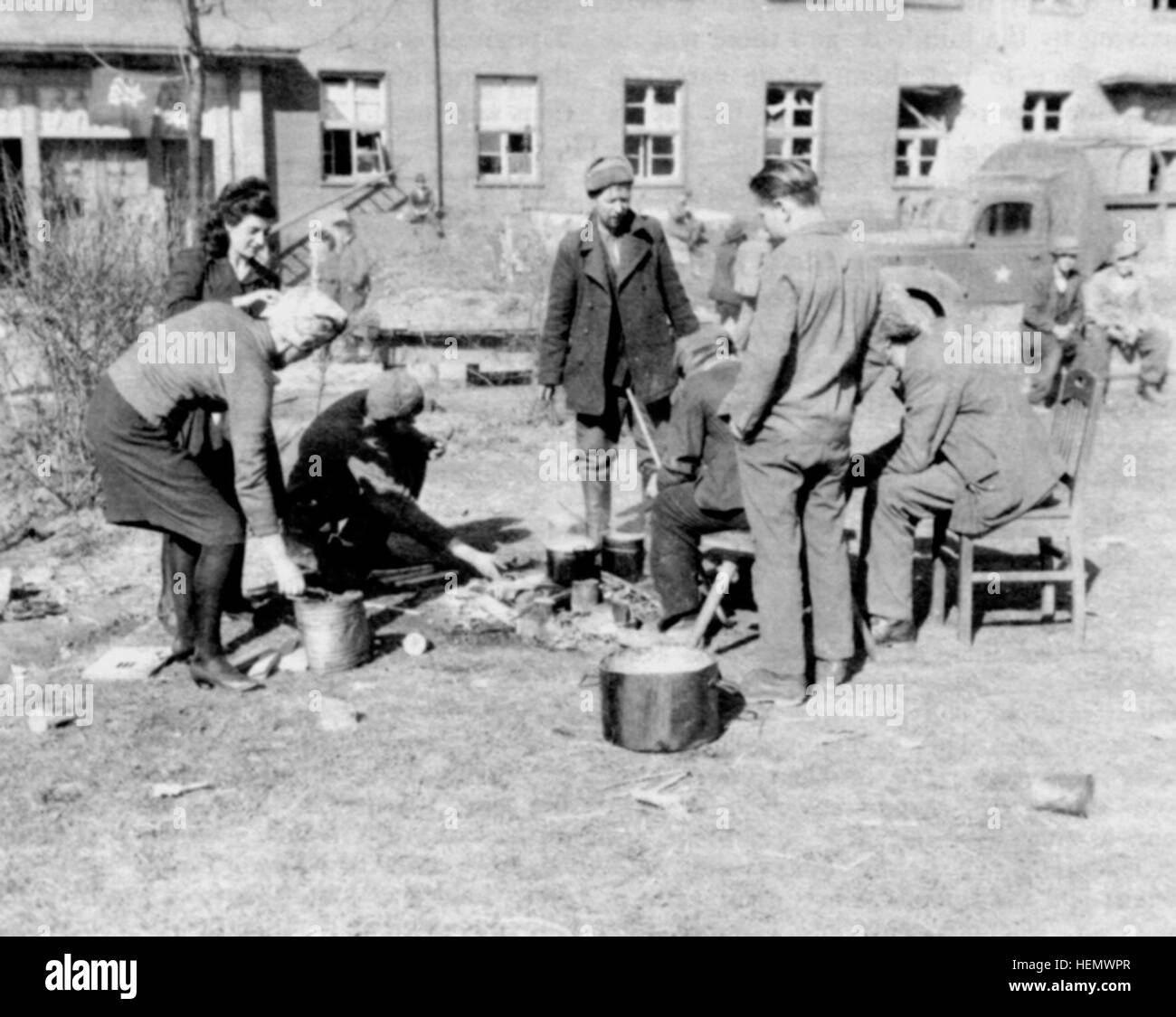 During 1945, displaced persons from Russia were located at Trier ...