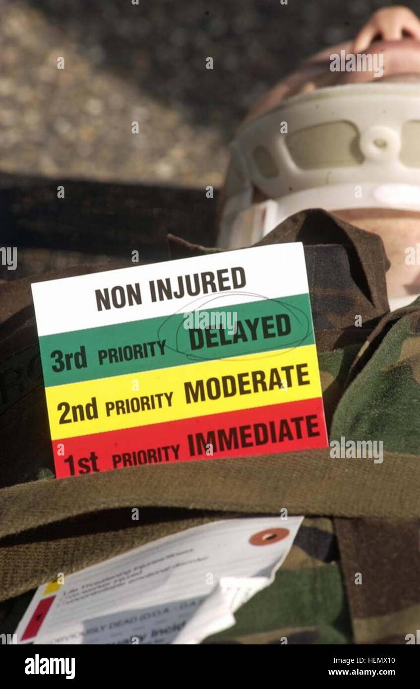 Triage Site US Army Stock Photo - Alamy