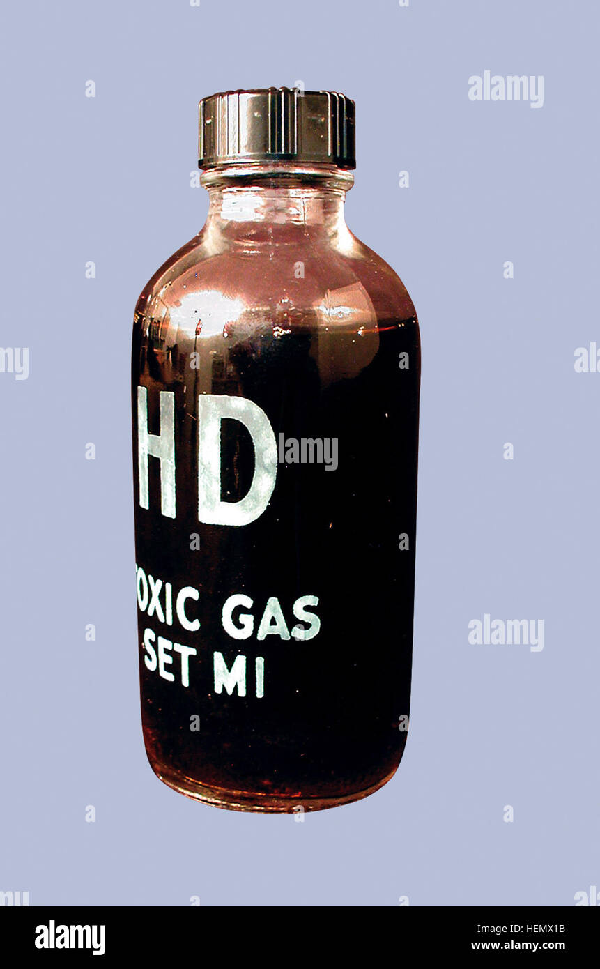 Sulfur mustard gas hi-res stock photography and images - Alamy