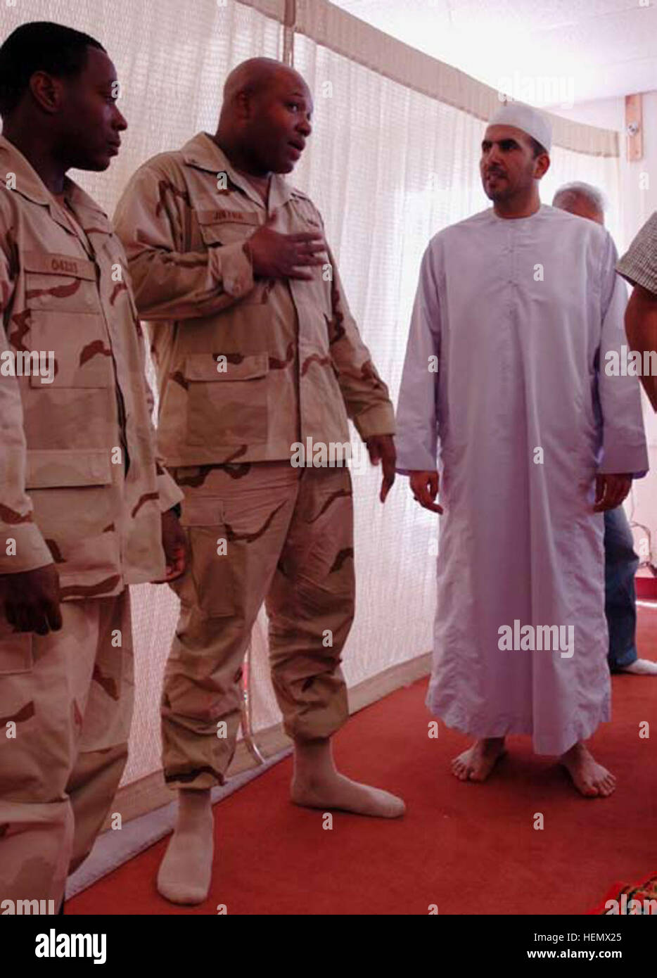 USAF Imam meets with Muslim troopers in Guantanamo Stock Photo - Alamy