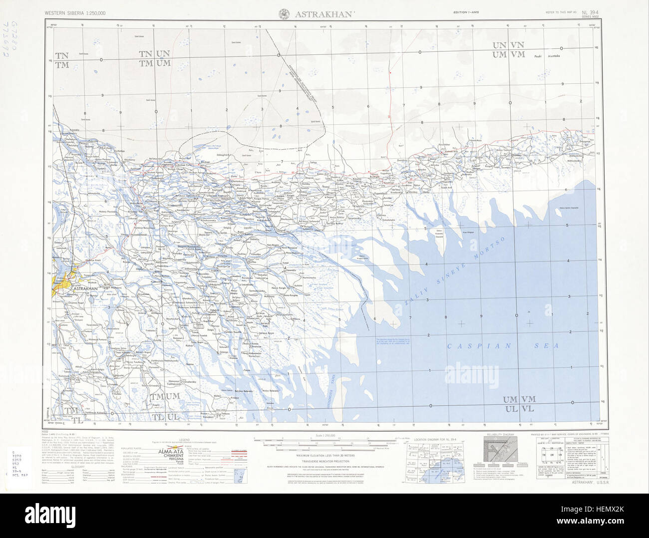Astrakhan map hi-res stock photography and images - Alamy