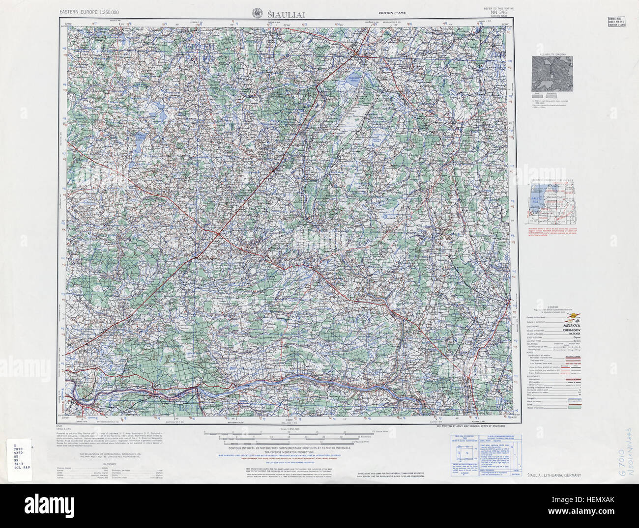 Siauliai map hi-res stock photography and images - Alamy