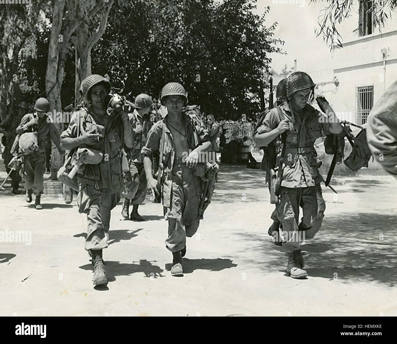504th parachute infantry regiment WWII sicily Stock Photo - Alamy