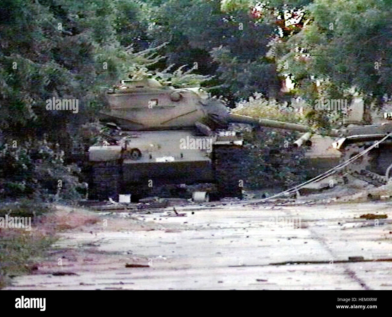 Abandoned Somali tanks Stock Photo - Alamy