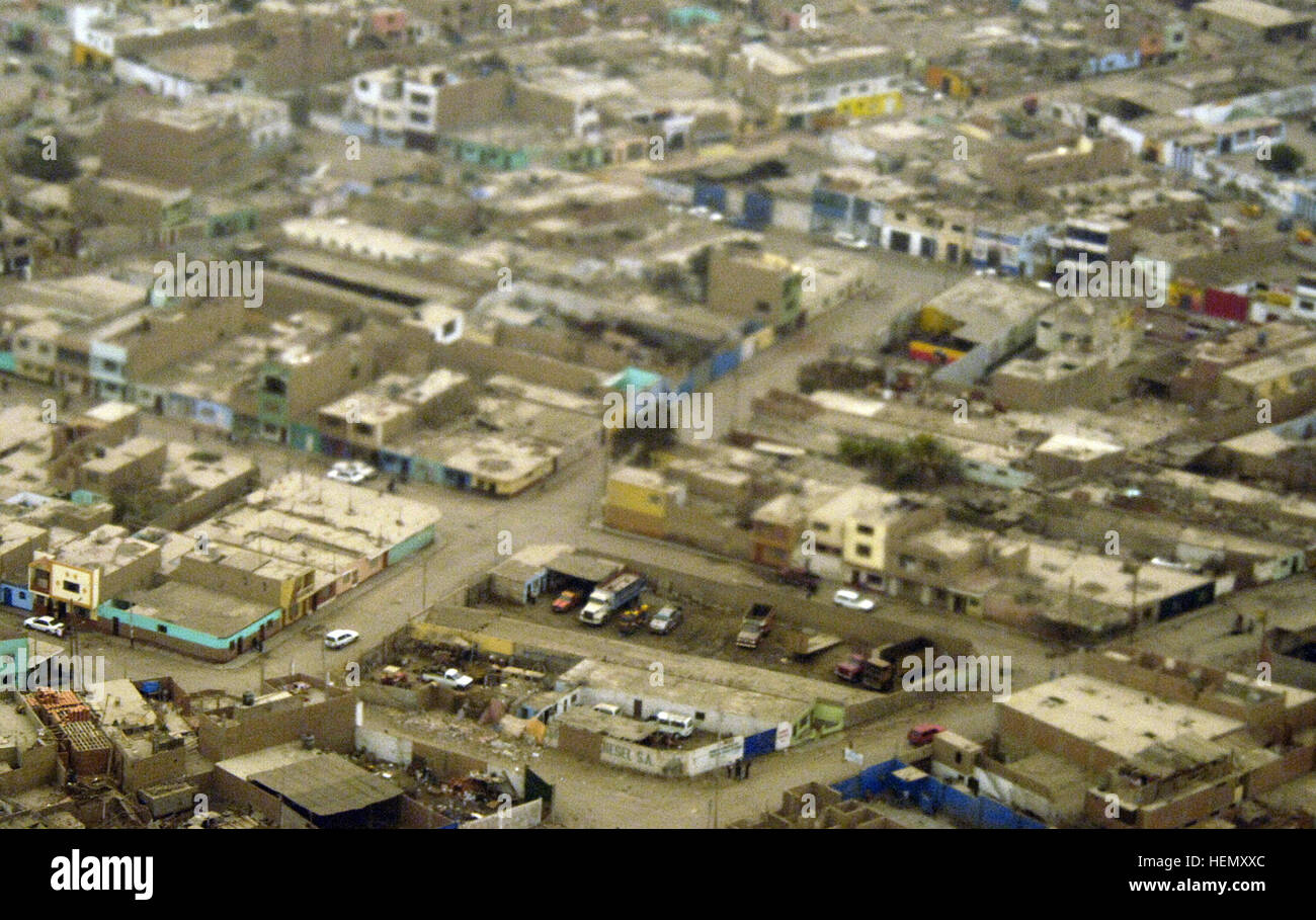 Aerial view of Pisco Stock Photo - Alamy