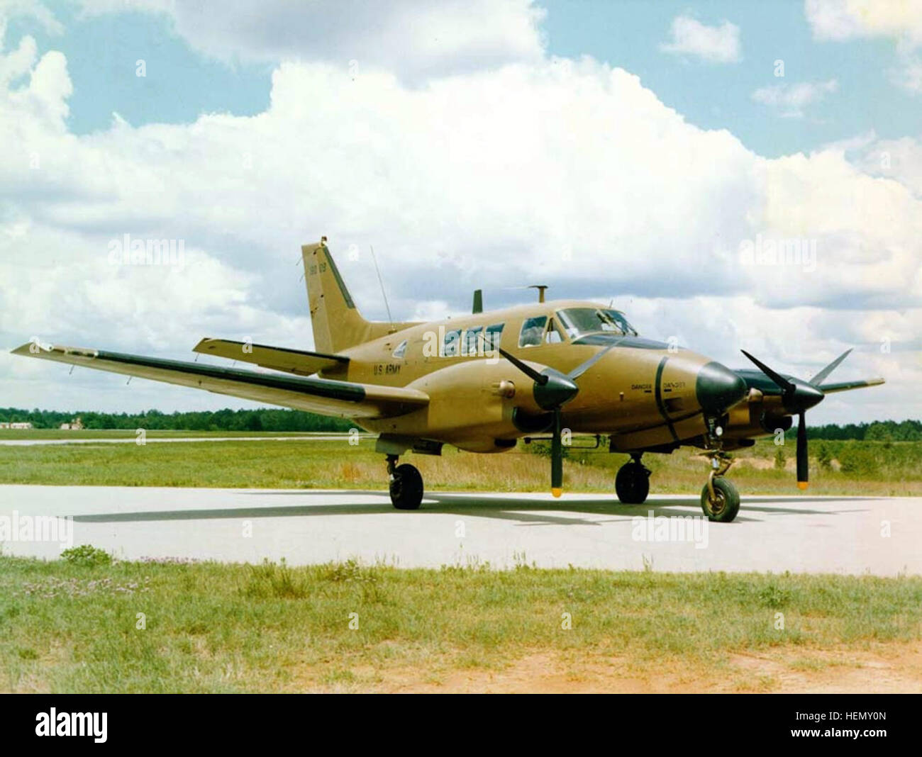 Beechcraft U-21 Ute US Army Stock Photo - Alamy