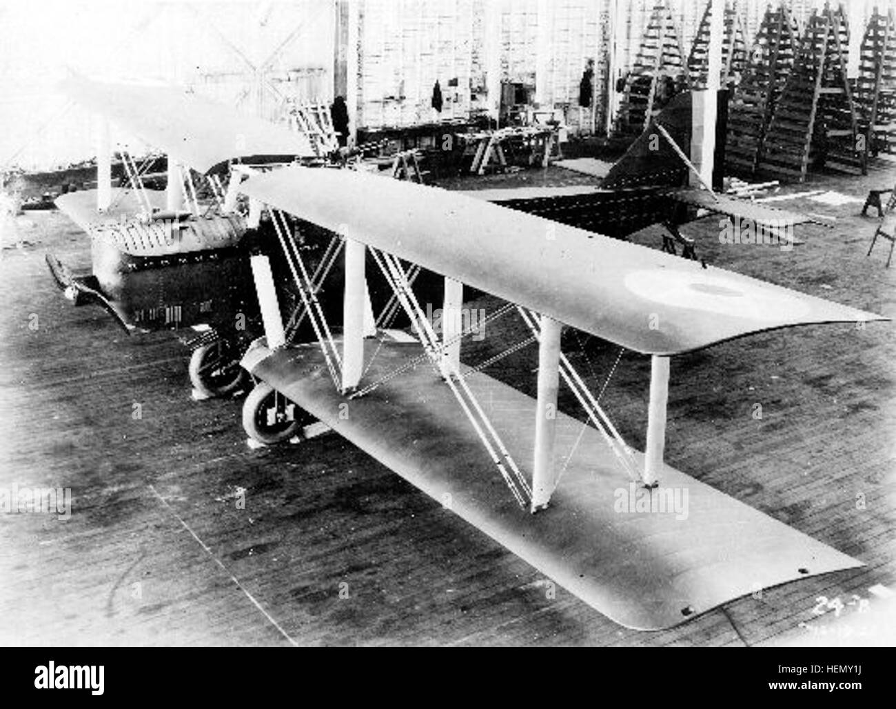 Boeing GA-2 in hangar Stock Photo - Alamy