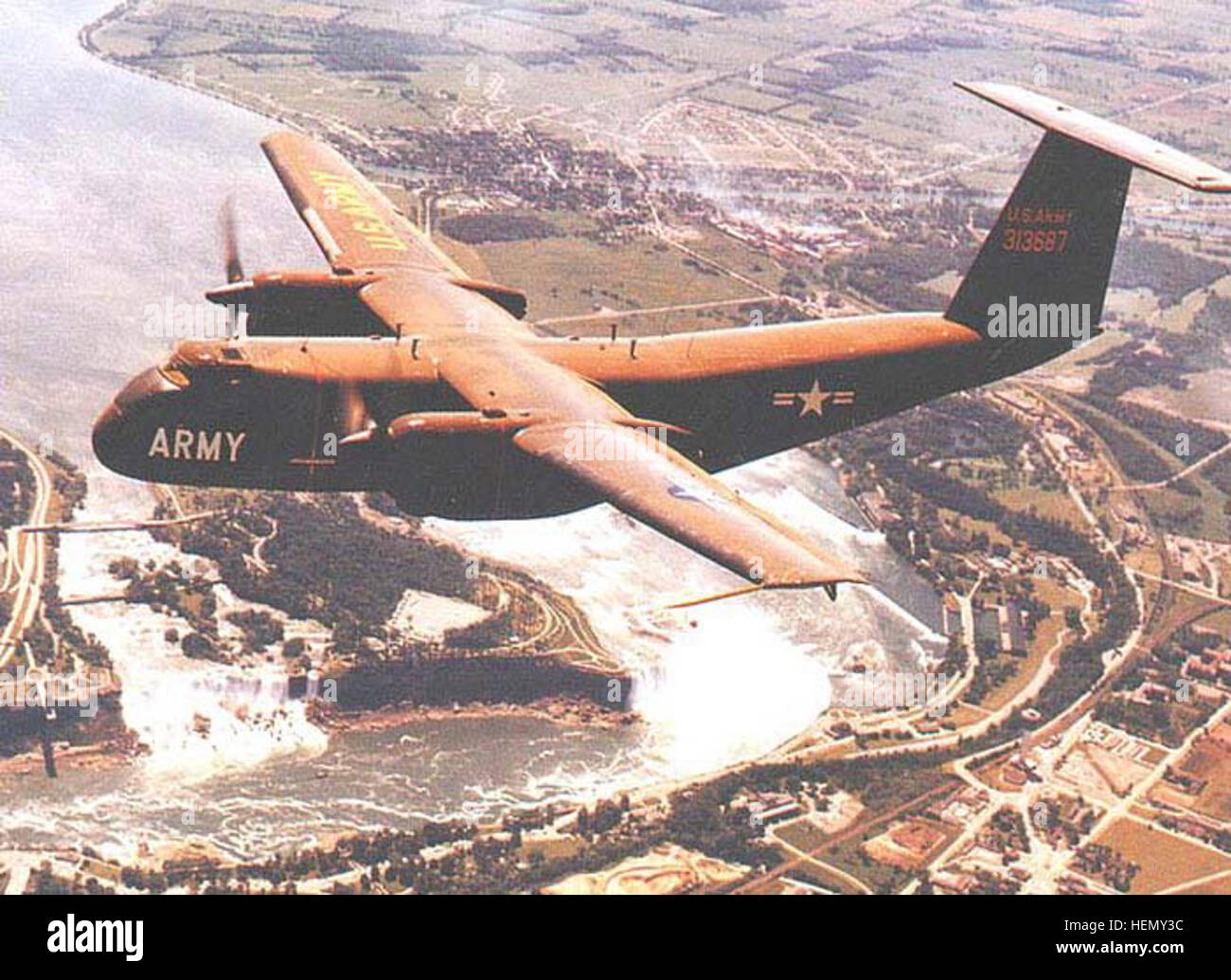 CV-7 Buffalo over Niagara Falls Stock Photo - Alamy
