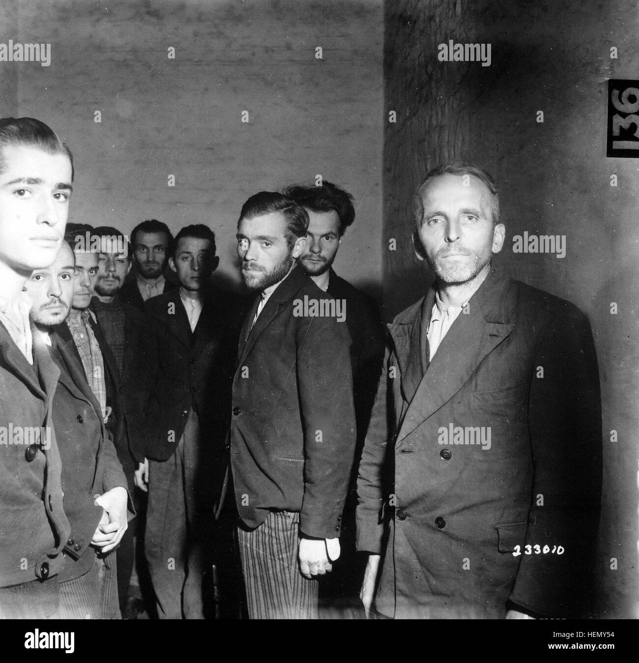 Captured Gestapo agents during World War II were detained by Allied ...