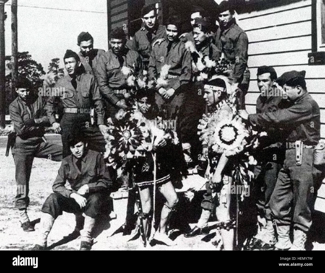 Comanche Code Talkers Stock Photo - Alamy