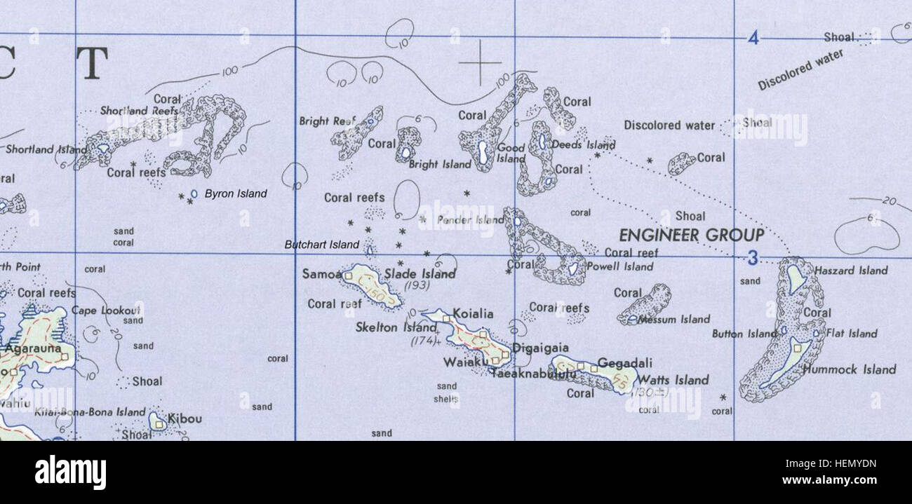 Map depicting engineer unit positions and infrastructure layout for ...