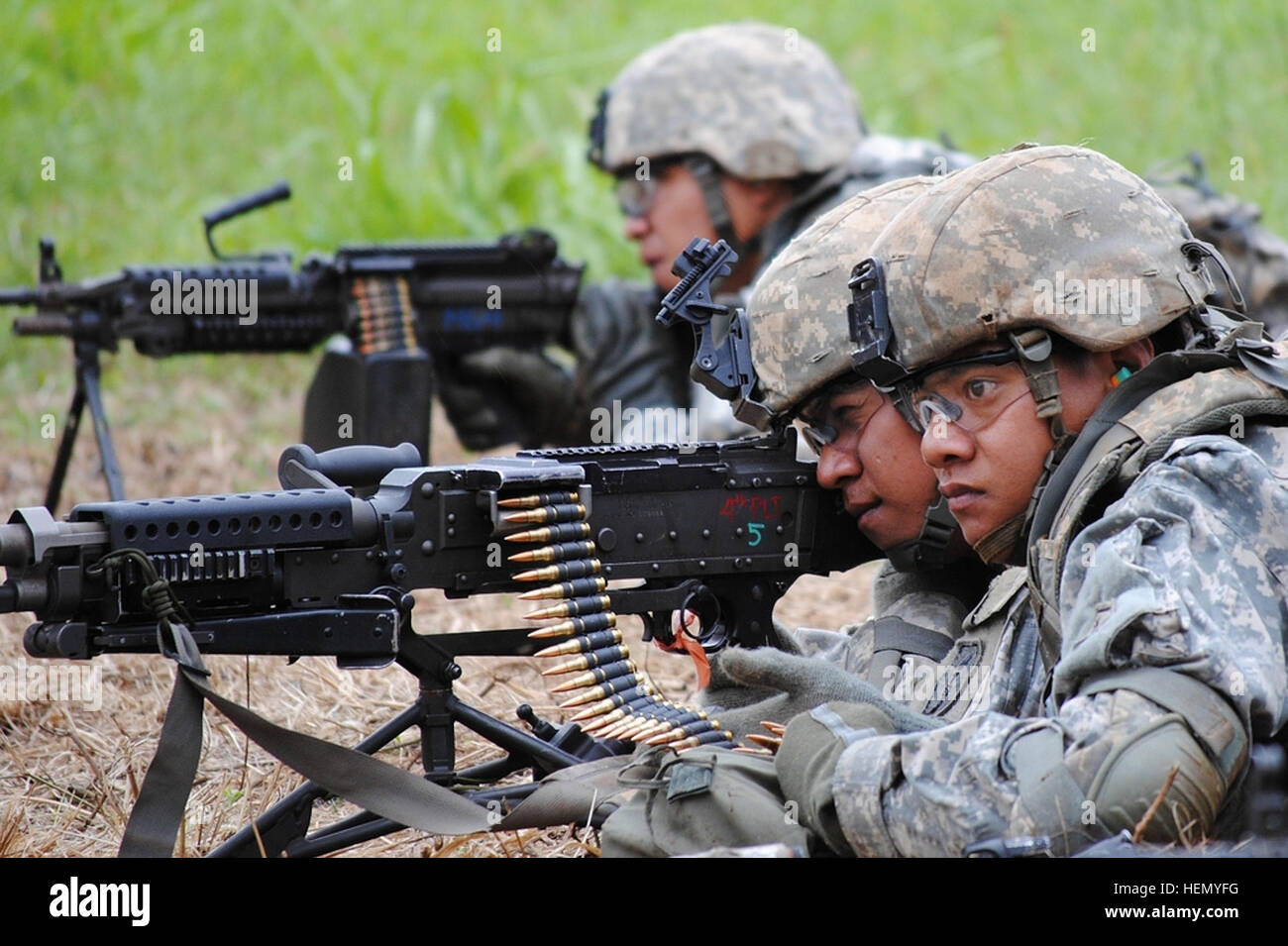 Samoa-based U.S. Army Reservists of Bravo and Charlie Company, 100th ...