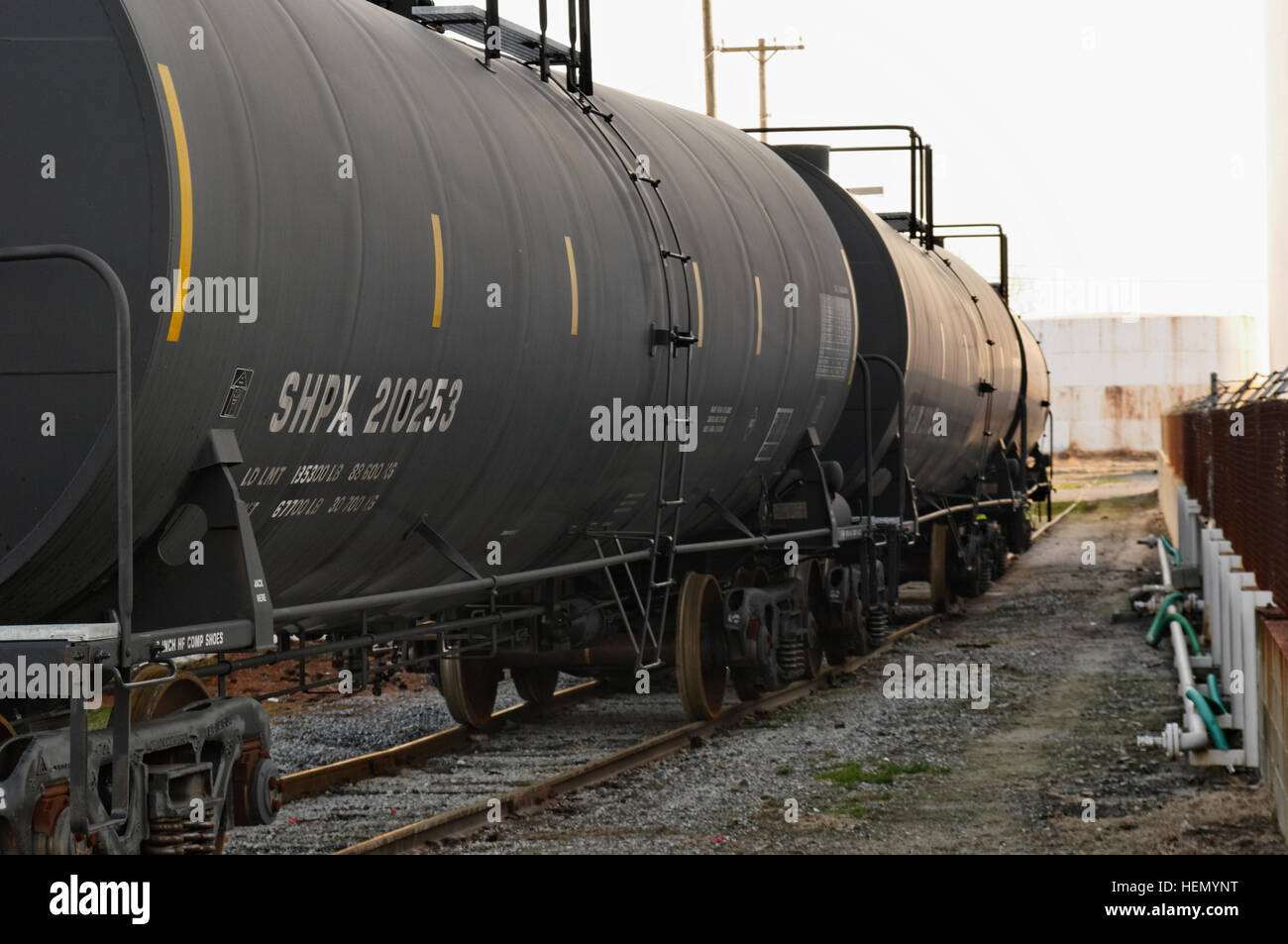 Railroad Tank Cars Stock Photo - Alamy