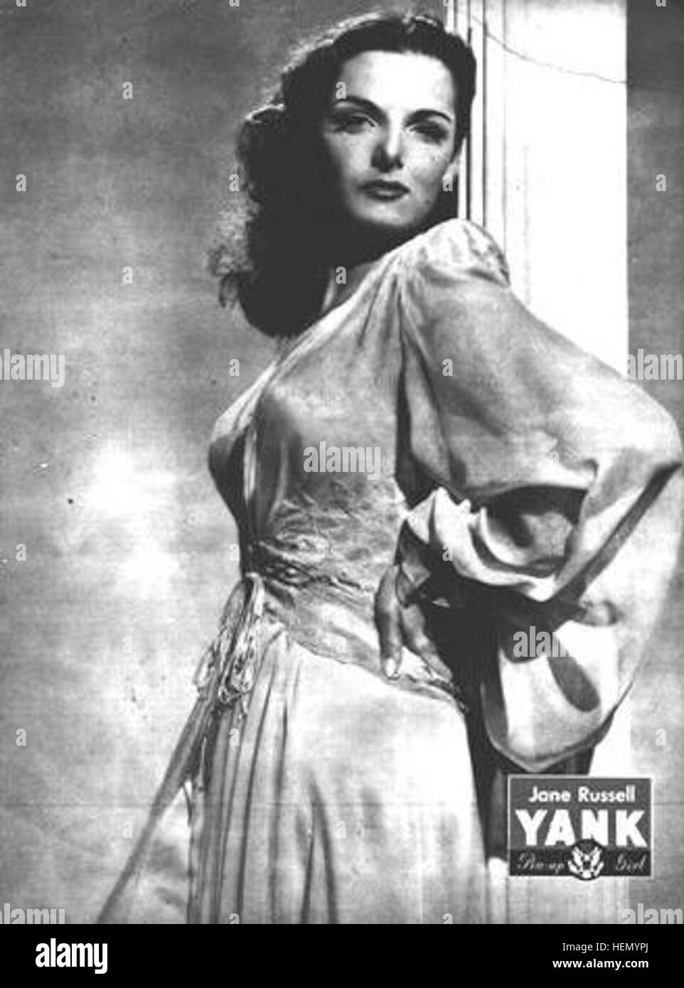Jane Russell in Yank Magazine Stock Photo - Alamy