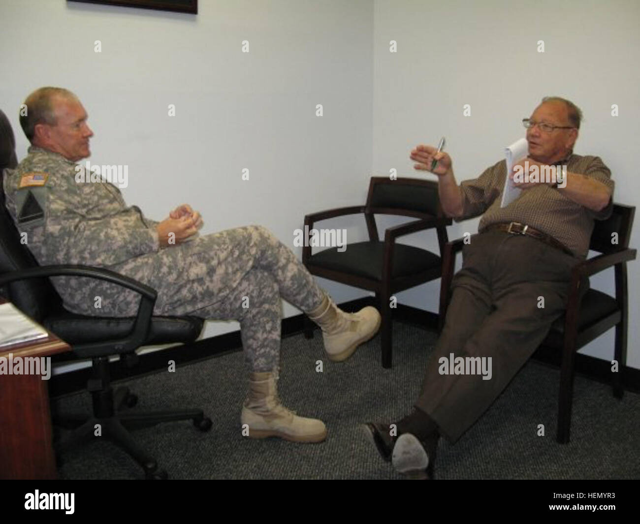 U.S. Army general provides an interview discussing military operations ...