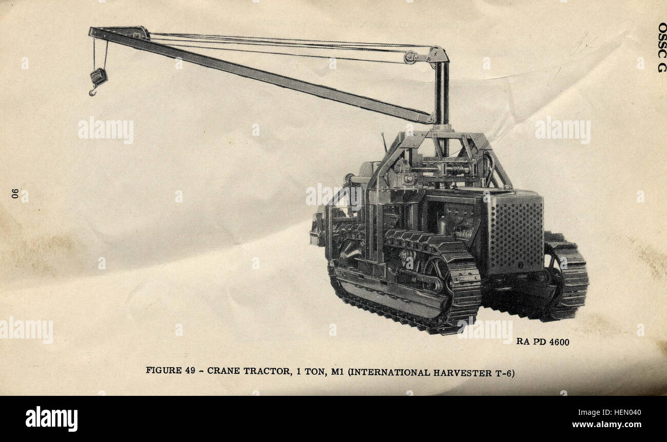 M1 Tractor crane Stock Photo - Alamy