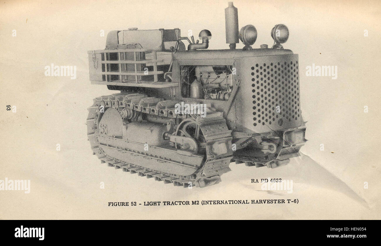 M2 Light tractor IH Stock Photo - Alamy