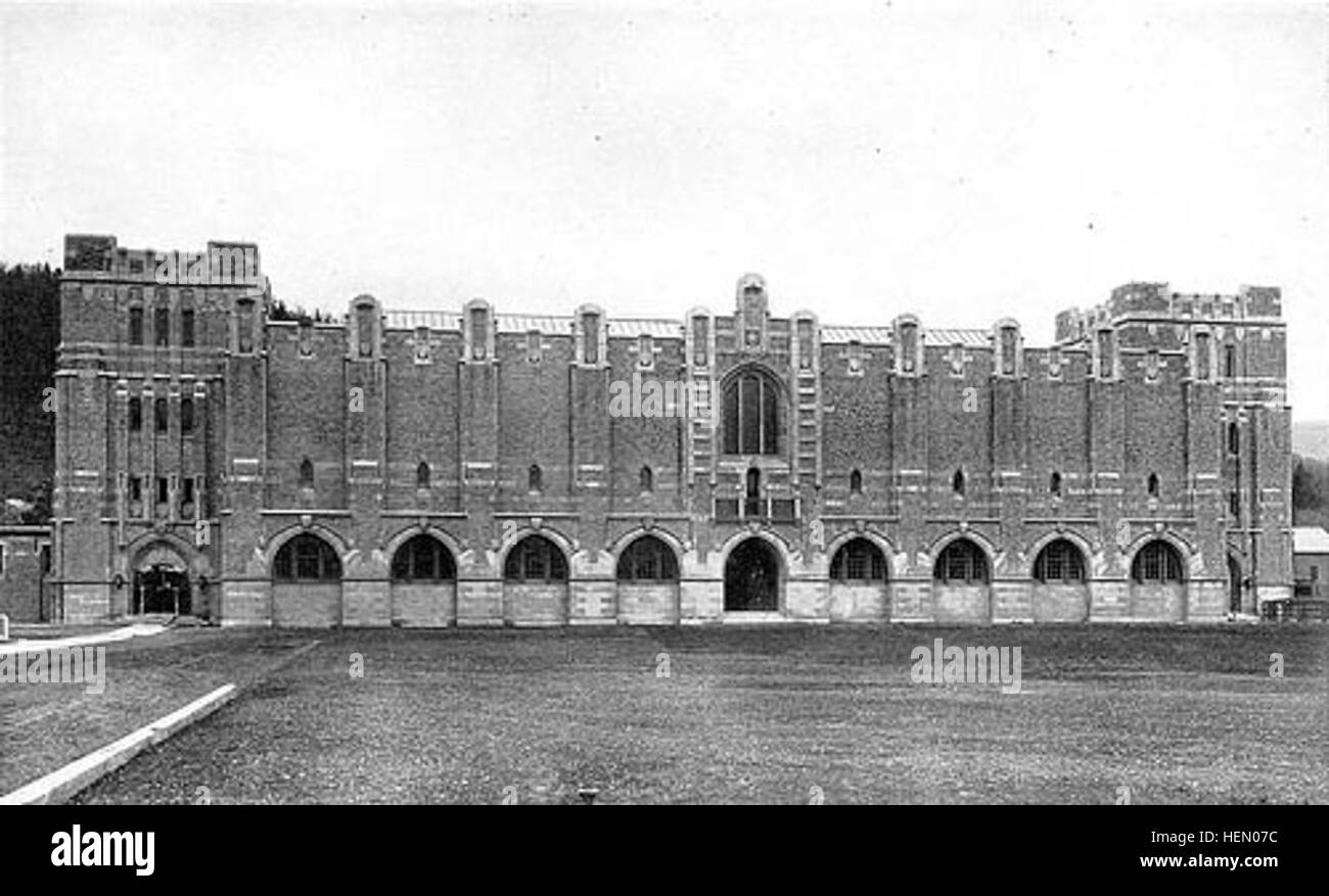Old Hayes Gym, constructed in 1910, served as a military training ...