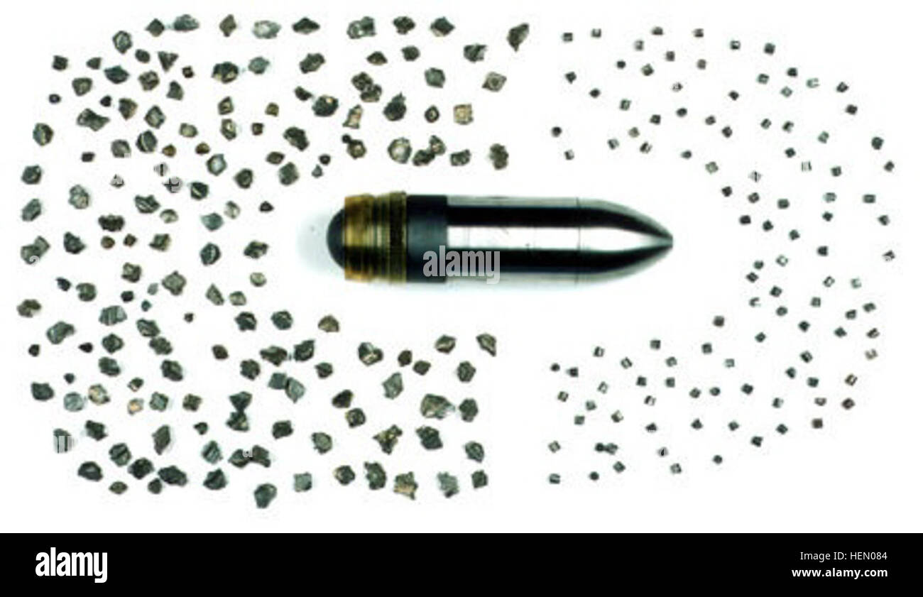 Oicw 20mm fragmentation pattern Stock Photo - Alamy